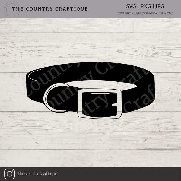 Dog Collar Svg - Etsy