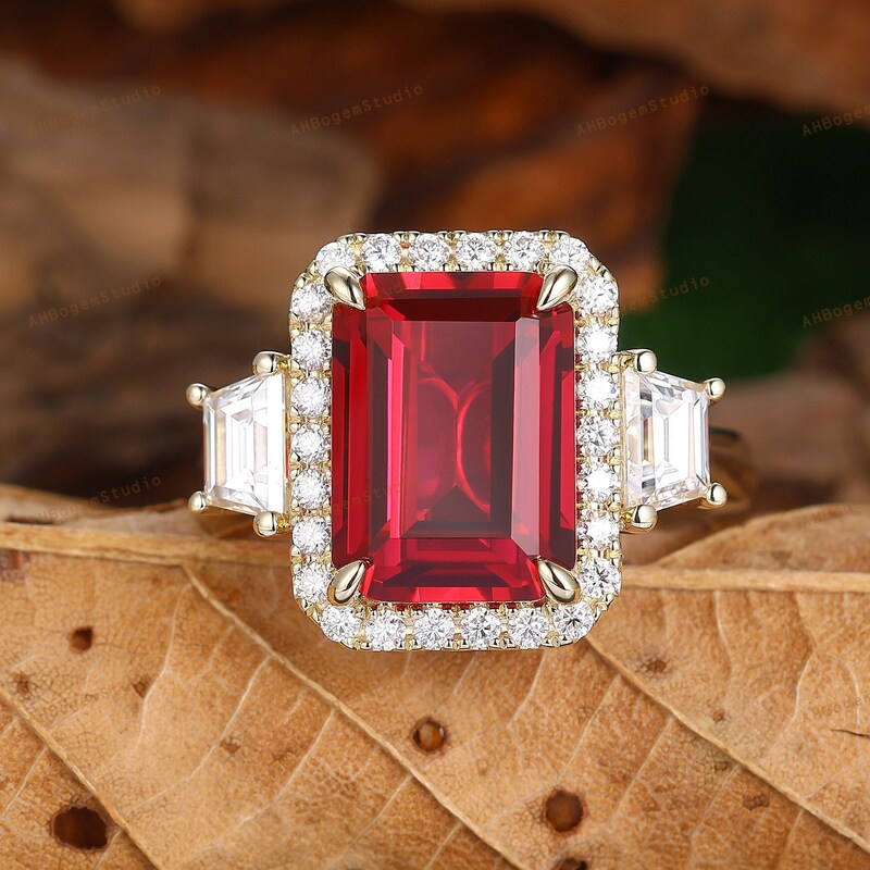 Red Ruby Ring - Etsy