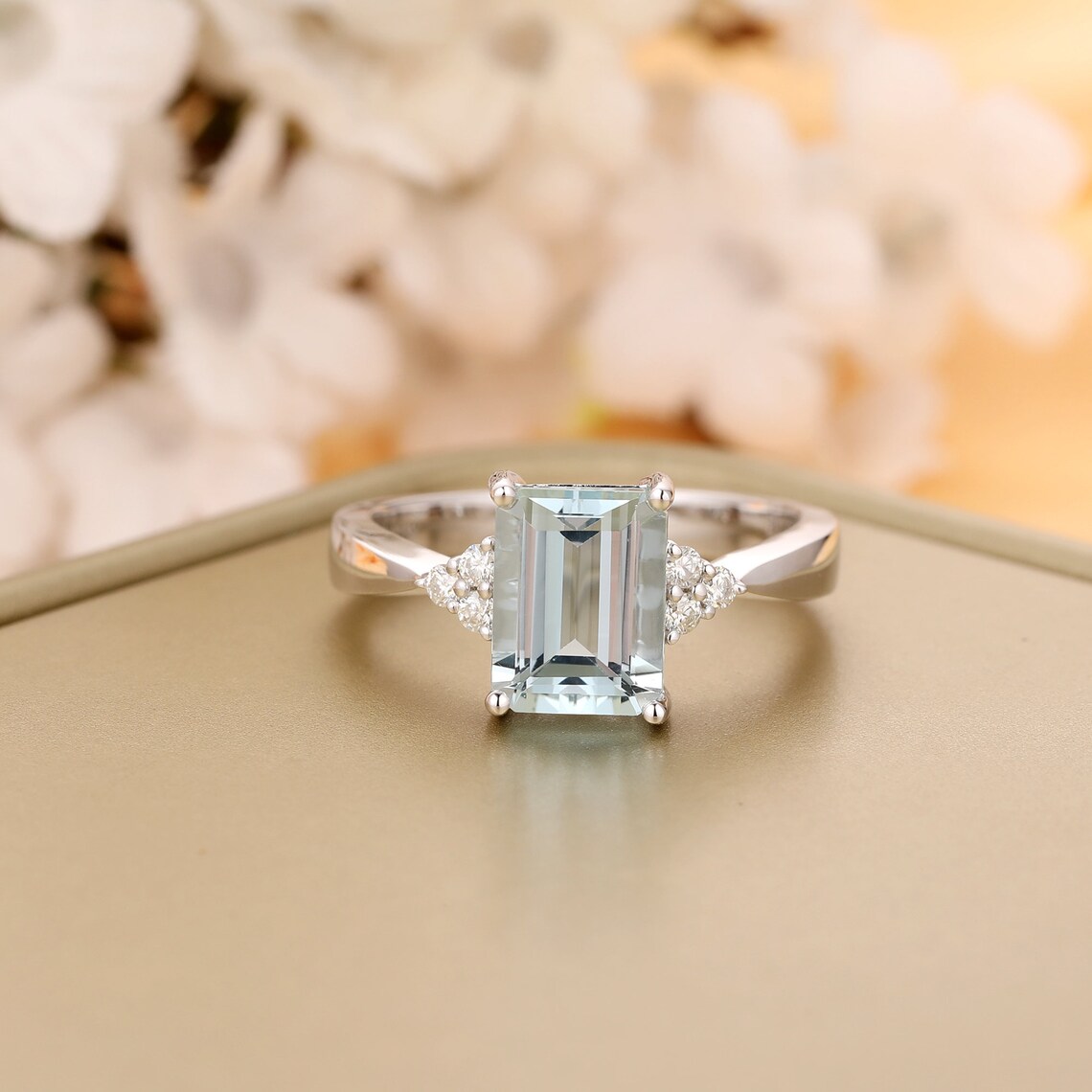 Brilliant 6x8mm Emerald Cut Natural Fancy Aquamarine - Etsy