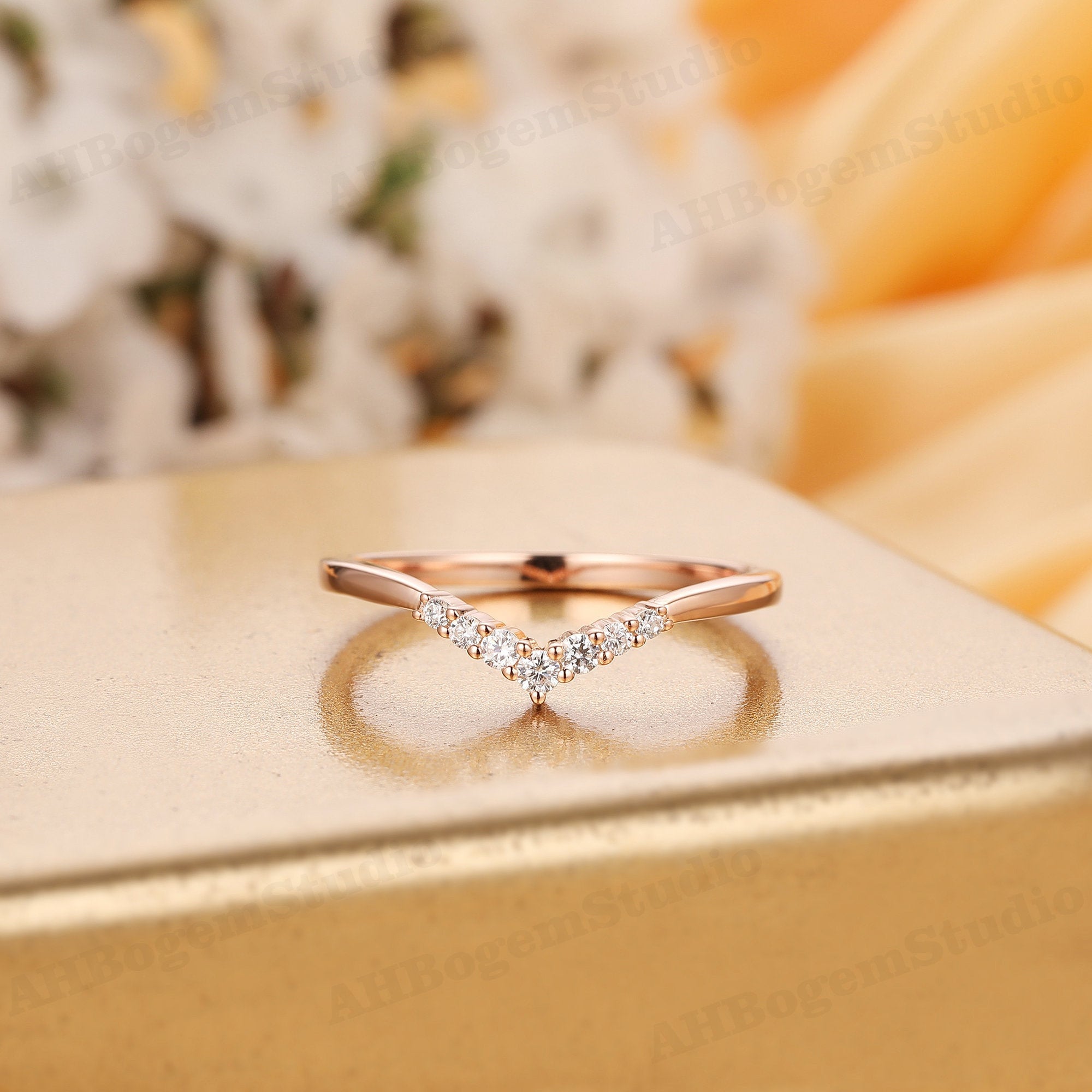 Minimalist Style Wedding Ringdainty Wedding Band | Etsy