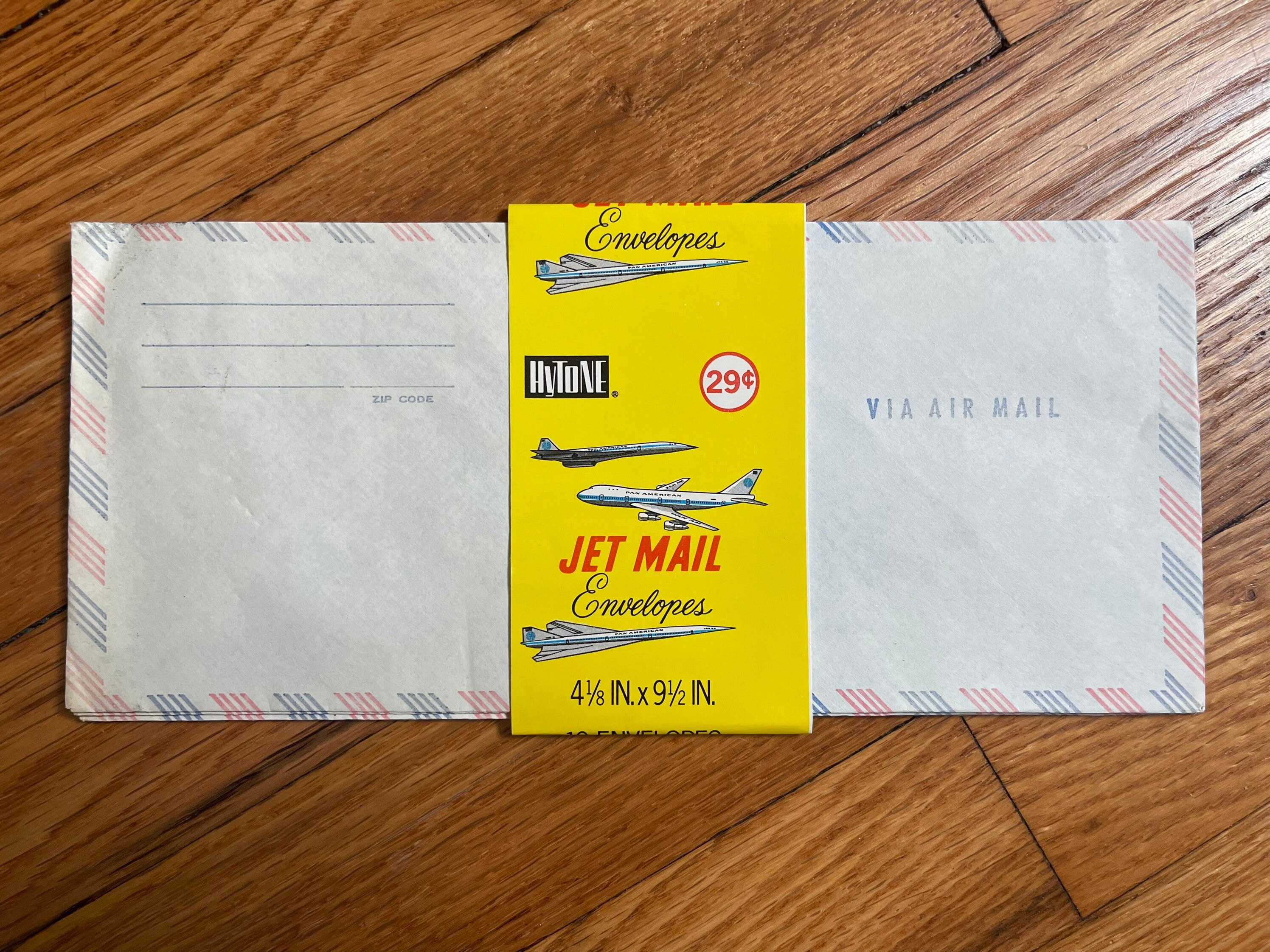 Four Vintage Jet Mail Envelopes - Etsy