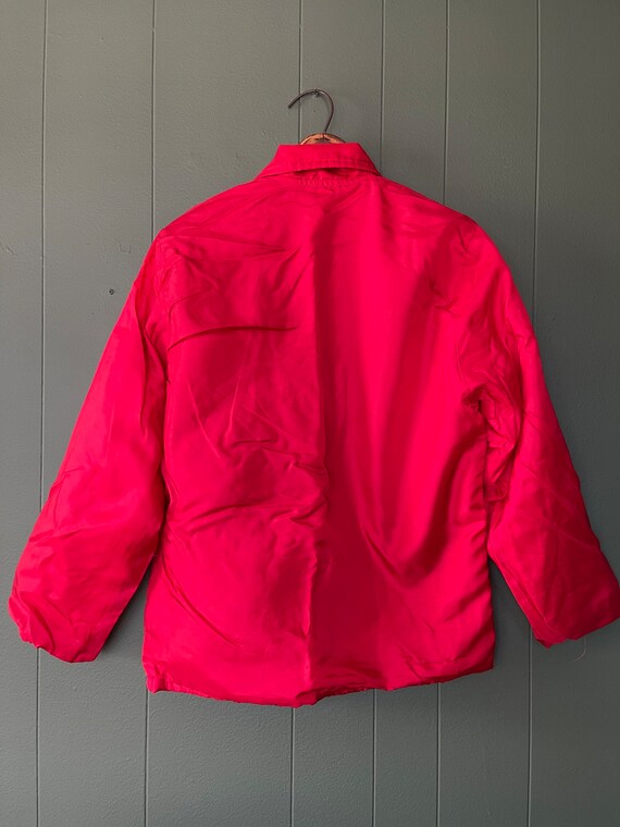 Nylon Jacket with Fuzzy Interior - Gem