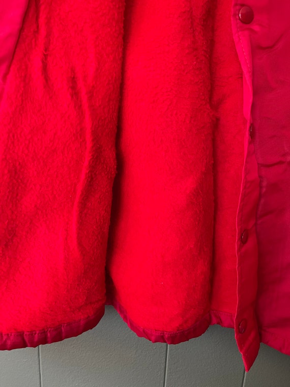 Nylon Jacket with Fuzzy Interior - Gem