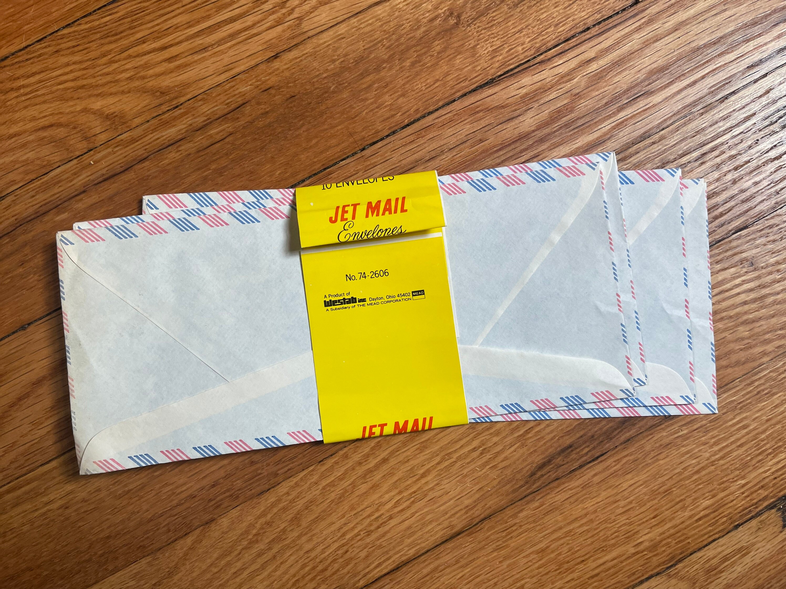 Four Vintage Jet Mail Envelopes - Etsy