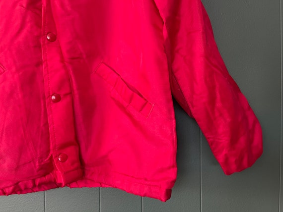 Nylon Jacket with Fuzzy Interior - Gem