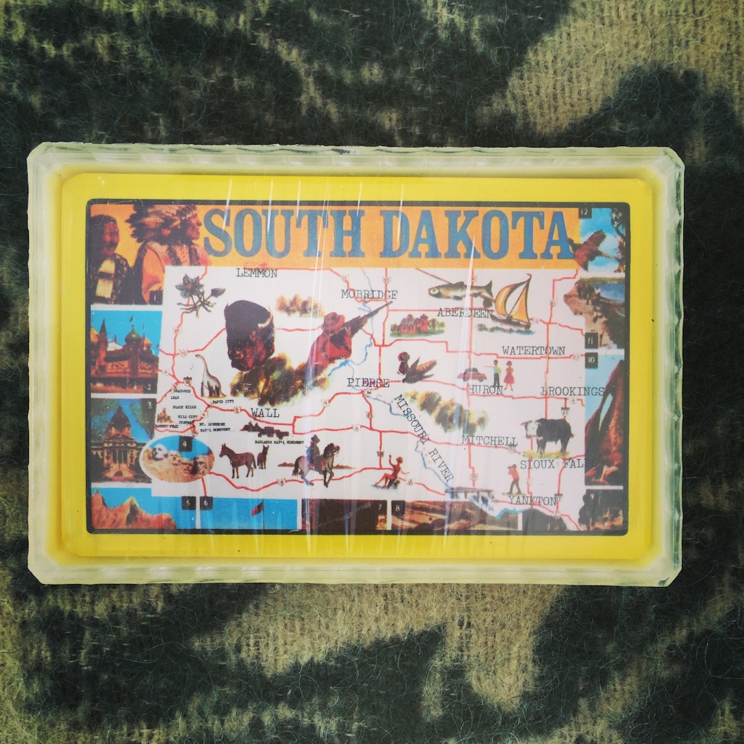 Vintage South Dakota Card Deck - Etsy