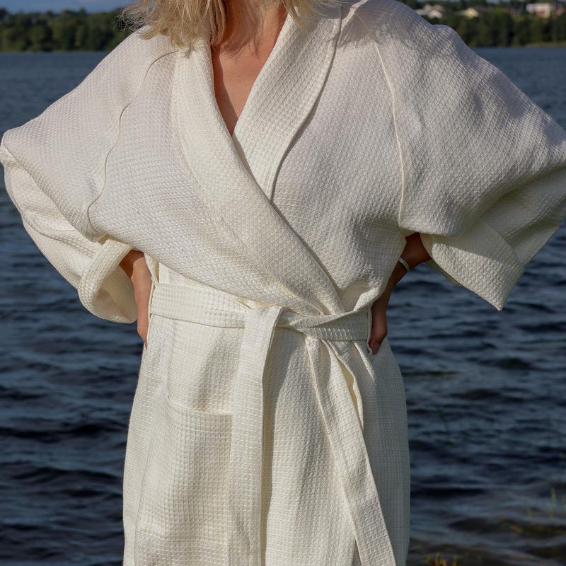 100% Hemp Robe - Etsy UK