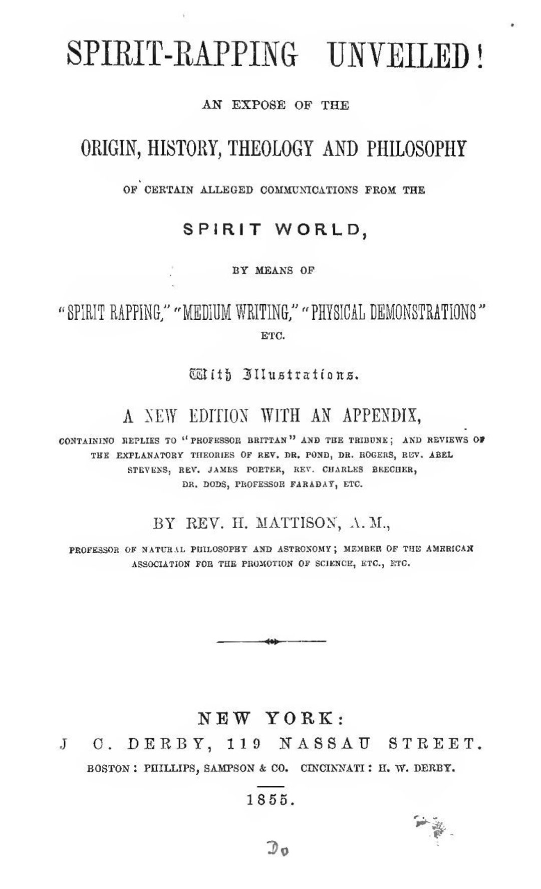 Spirit Rapping Unveiled! 1855 PDF Digital Download E-book - Etsy