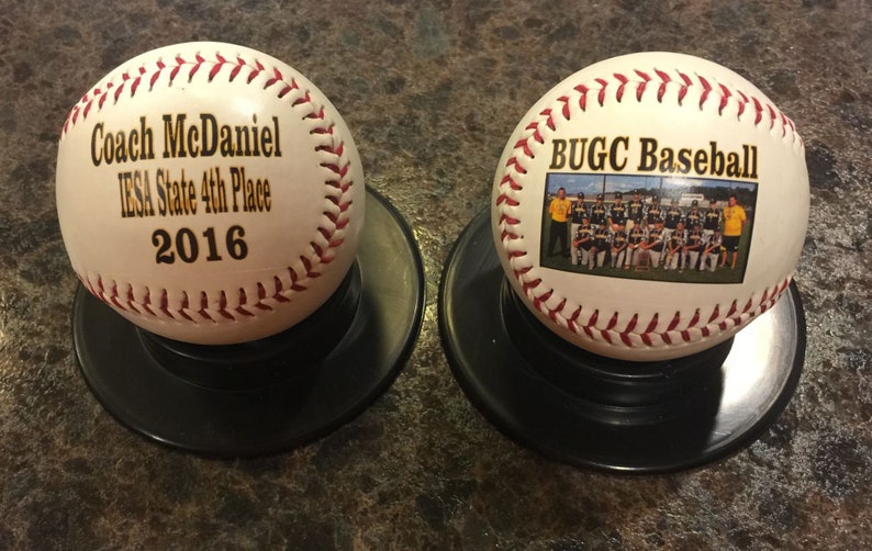 Personalized Custom Baseballs for Coaches' Gifts Baseball - Etsy