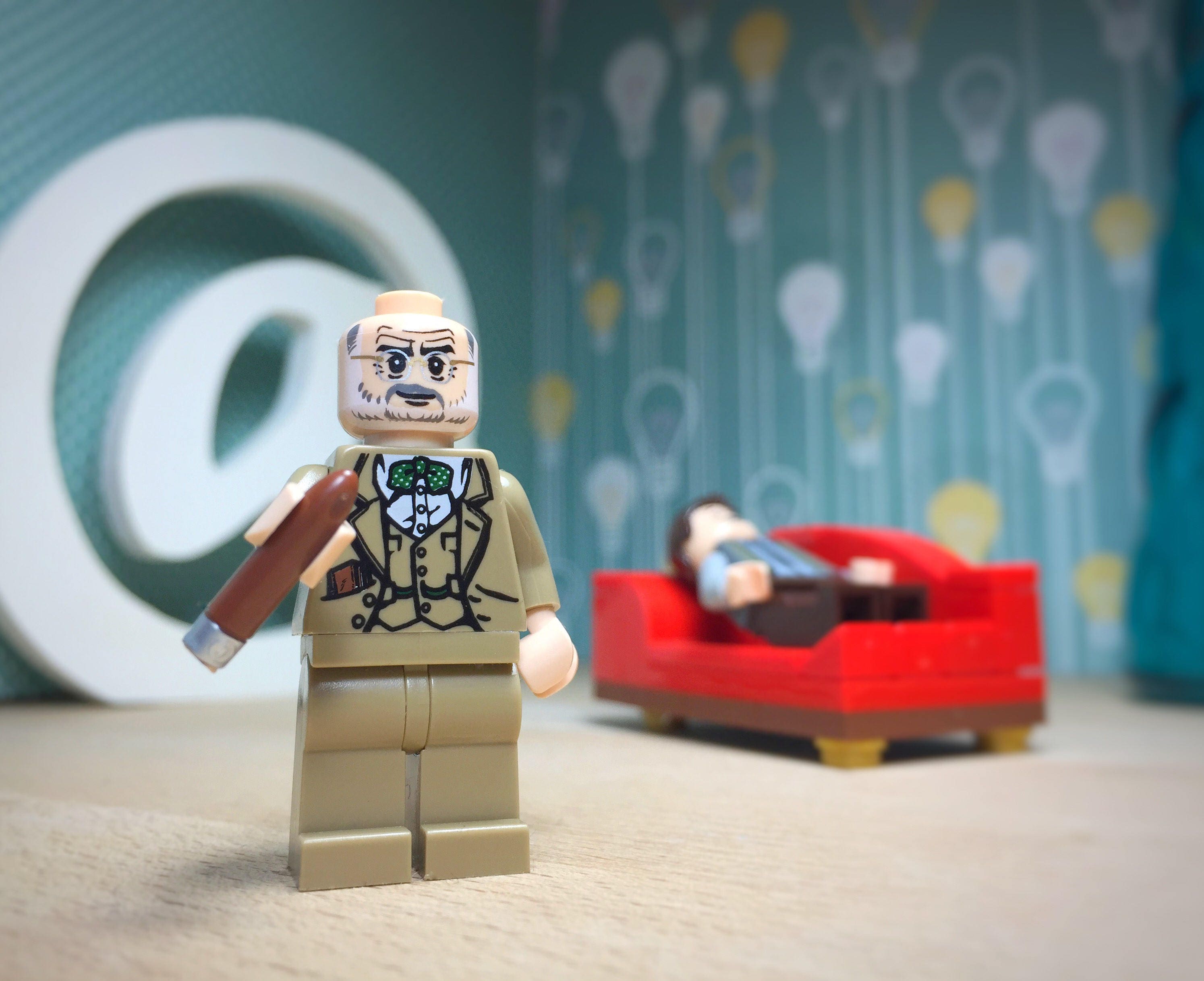 Sigmund Freud Figure Couch Gift Set Freud Quote Freud Art | Etsy