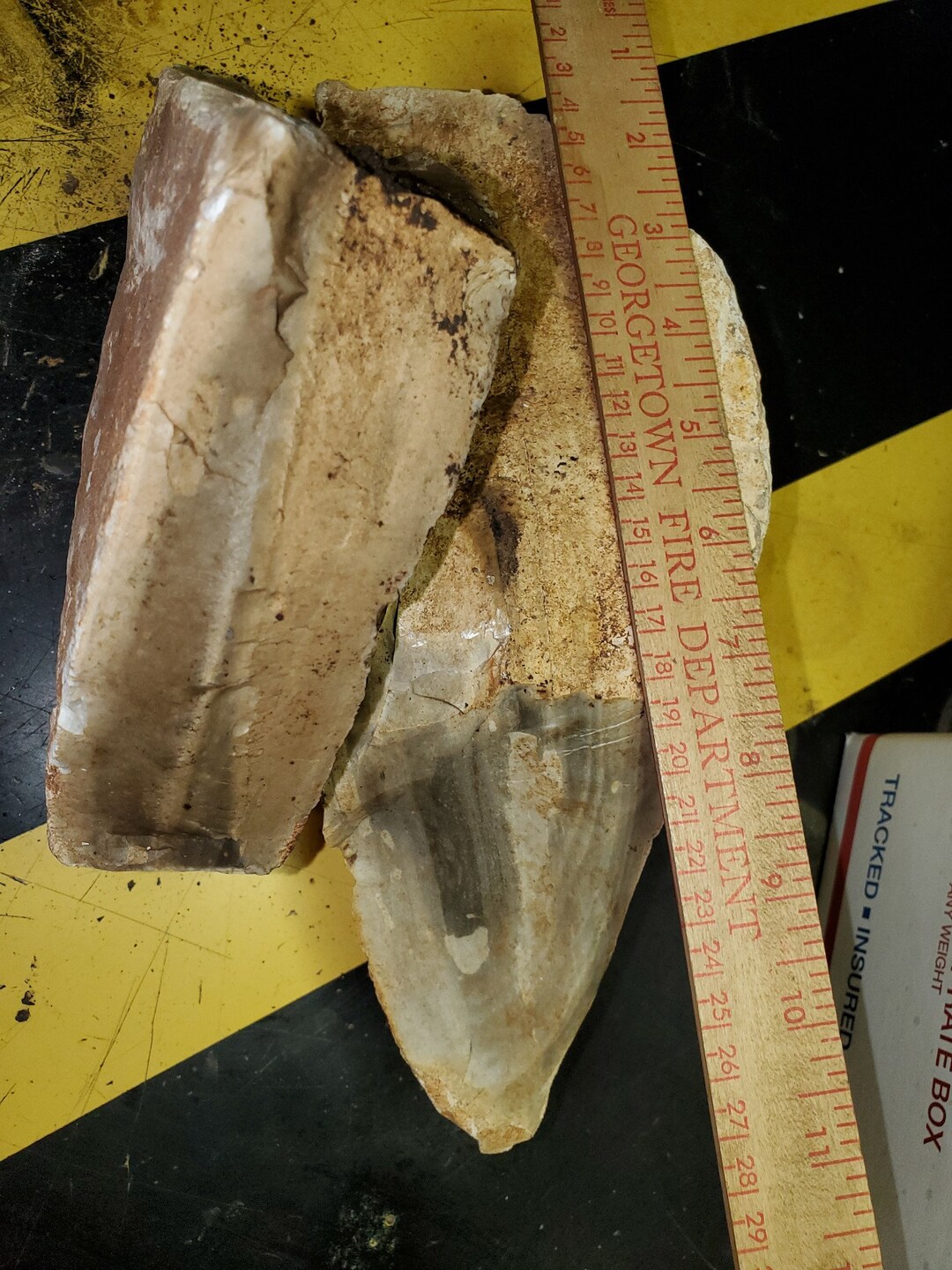 Georgetown Striped Flint For Knapping Arrowheads Spear Points Etc Etsy