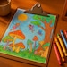 Whimsical Fairy & Mushroom Coloring Page | Printable Forest Coloring ...