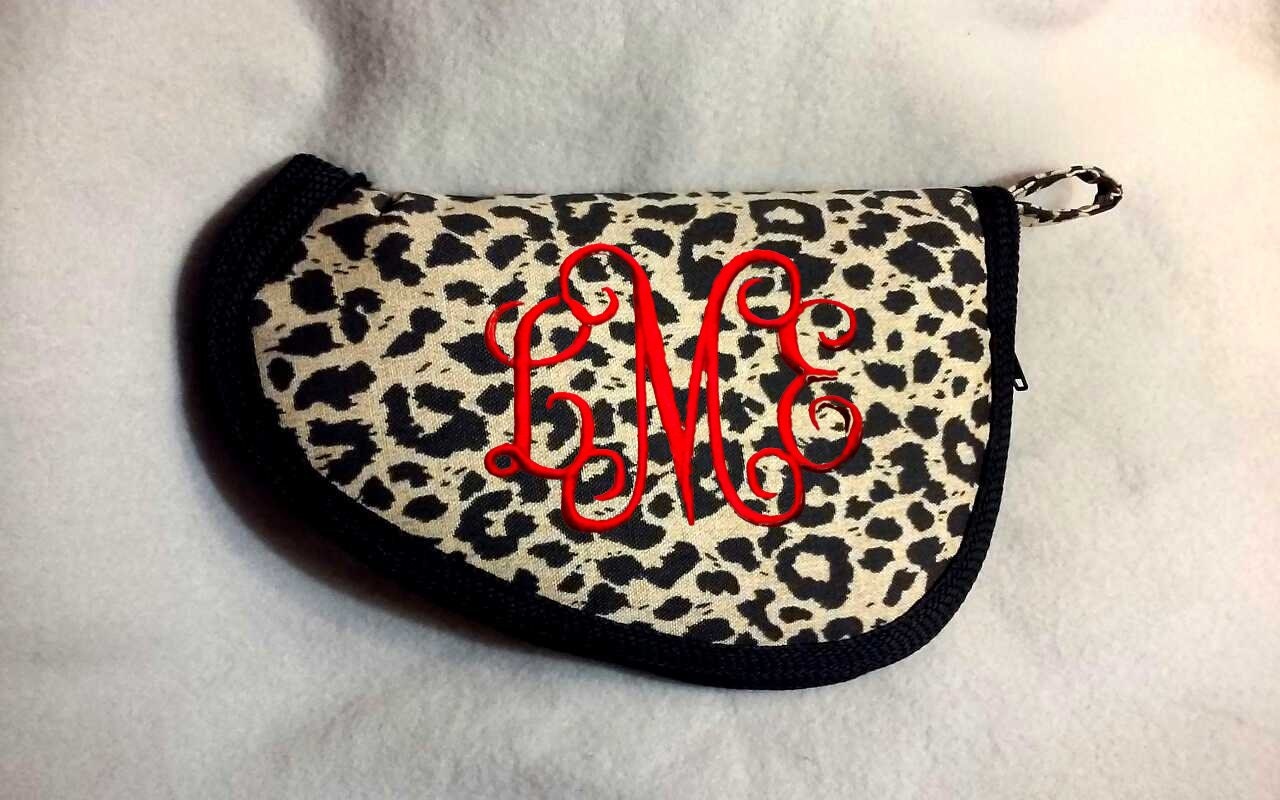 Cheetah and Leopard Print Pistol Case Options Monogrammed | Etsy