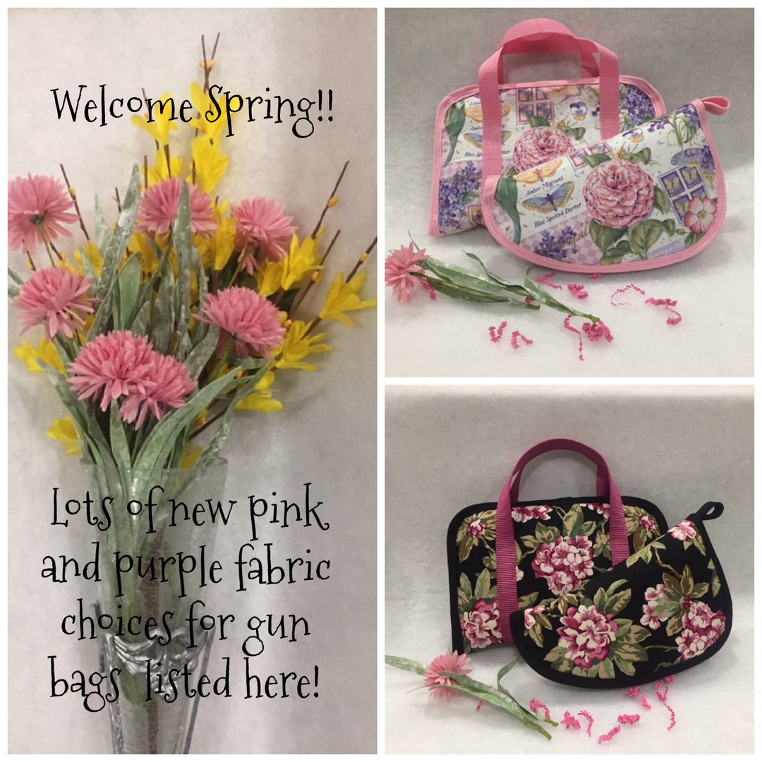 Pink and Purple Print Gun Bags Hand Gun Cases - Multiple Sizes ...