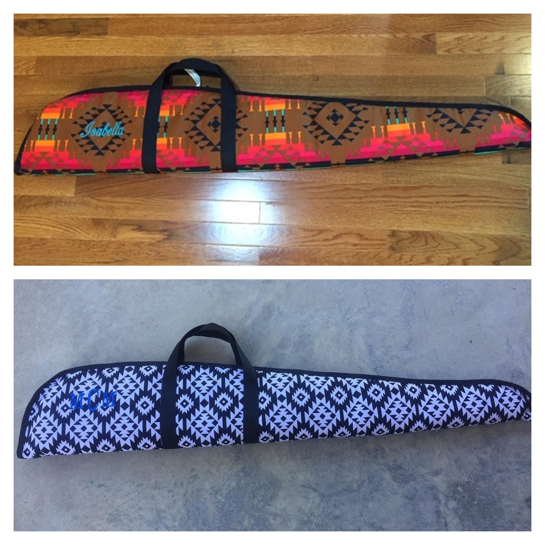 Tribal Fabric Prints - Monogrammed Shotgun Case - Personalized Gun Case ...