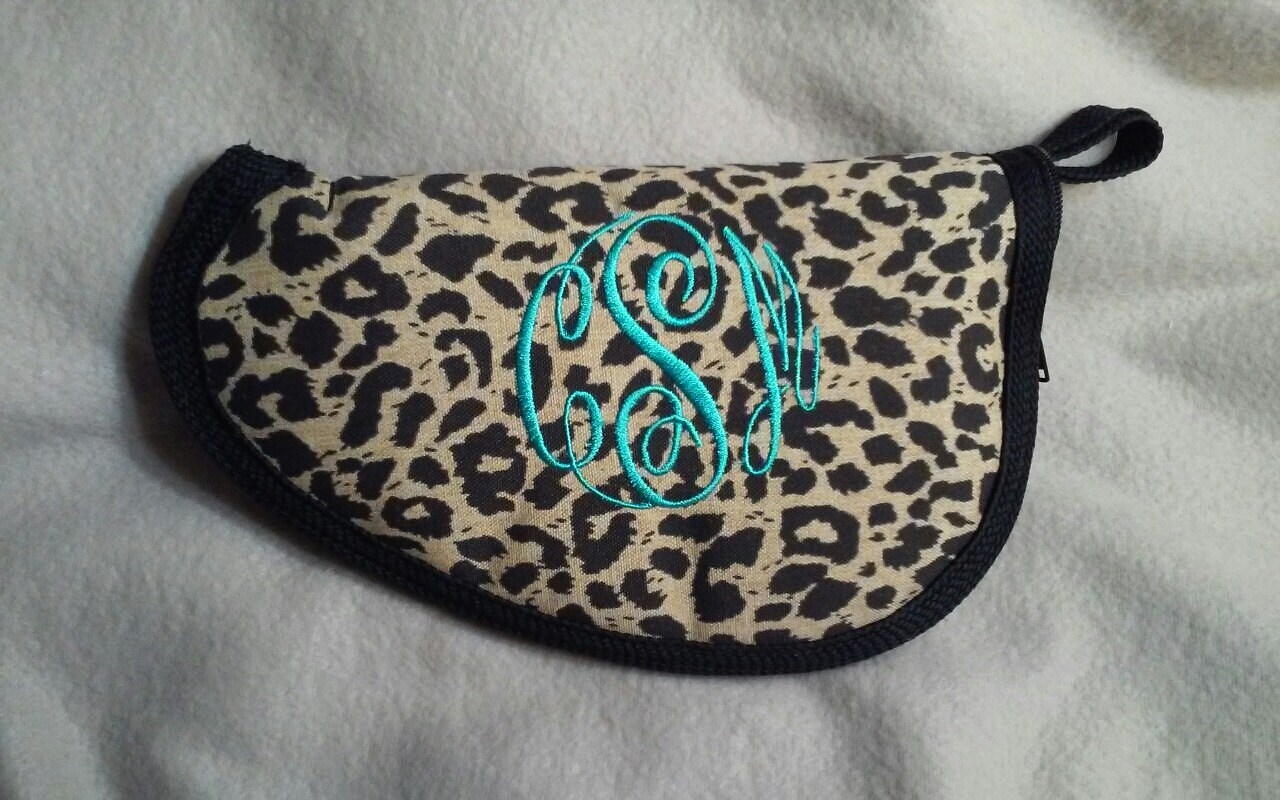 Cheetah and Leopard Print Pistol Case Options Monogrammed | Etsy
