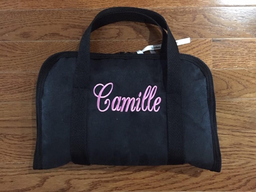 4 Colors Available! Suede-like Large Pistol Case With Handles ...