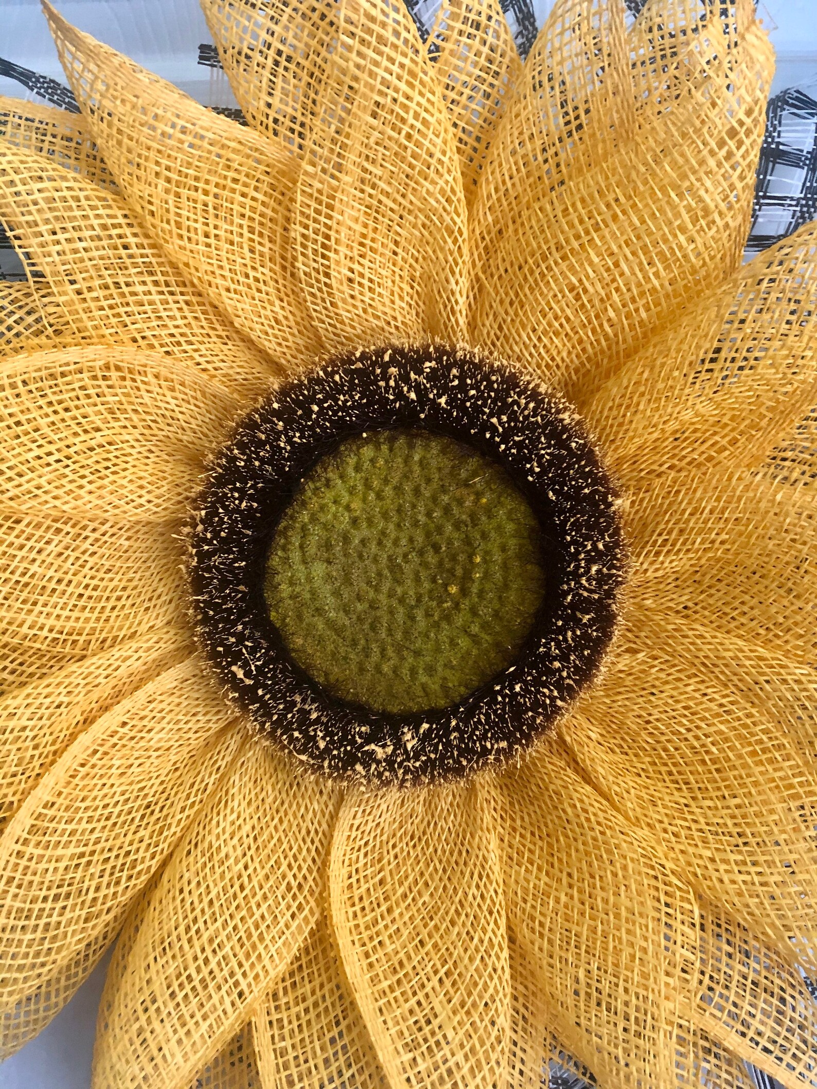 Giant Sunflower Wreath Spring Black Eyed Susan Door Hanger | Etsy