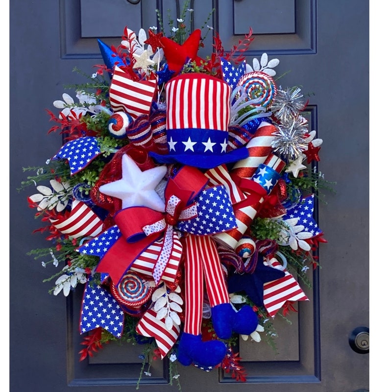 Labor Day Wreath - Etsy