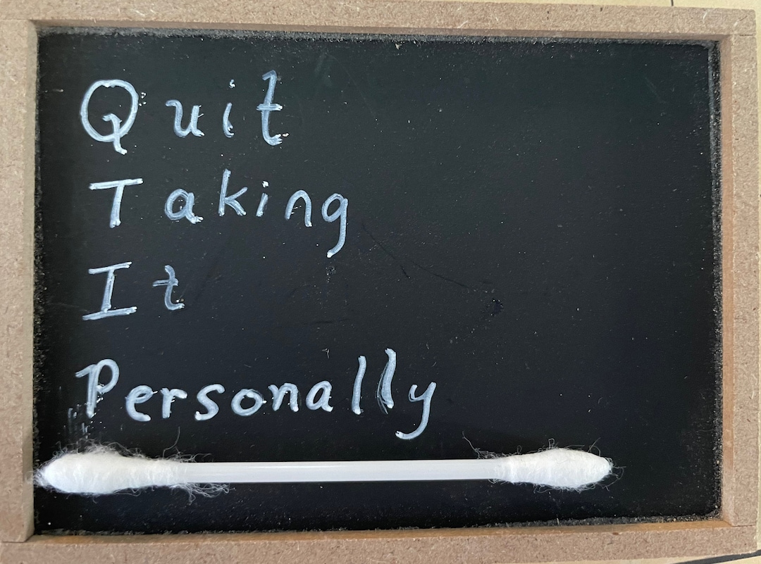 QTIP - Quit Taking It Personally Ornament or Magnet - Etsy