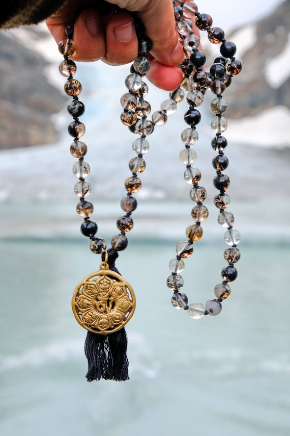 Black mala beads store