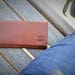 Ladies Women's Wallet/purse Natural Vegetable Tan Leather - Etsy
