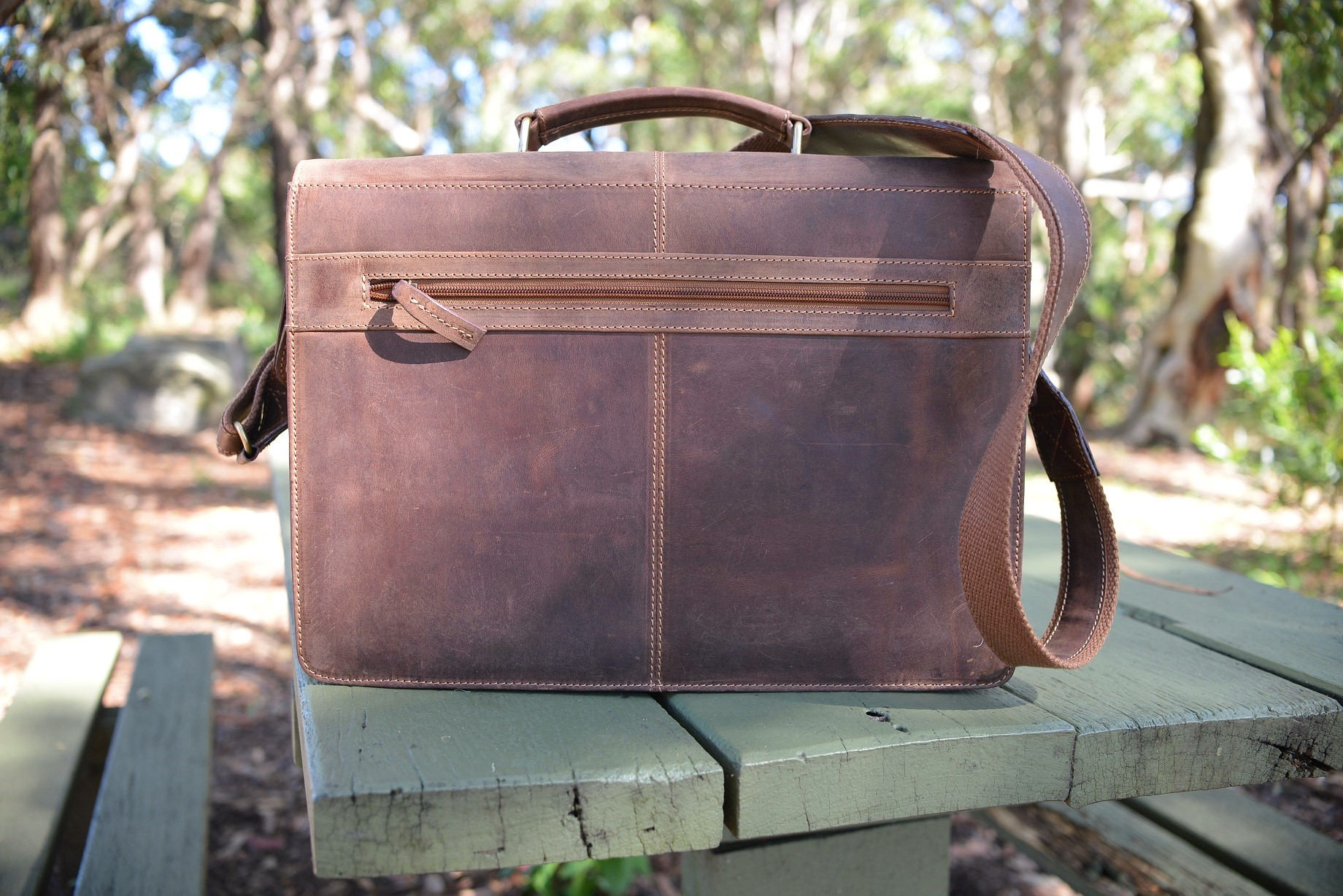 15 Inch Leather Satchel / Leather Laptop Bag / Vintage Leather - Etsy