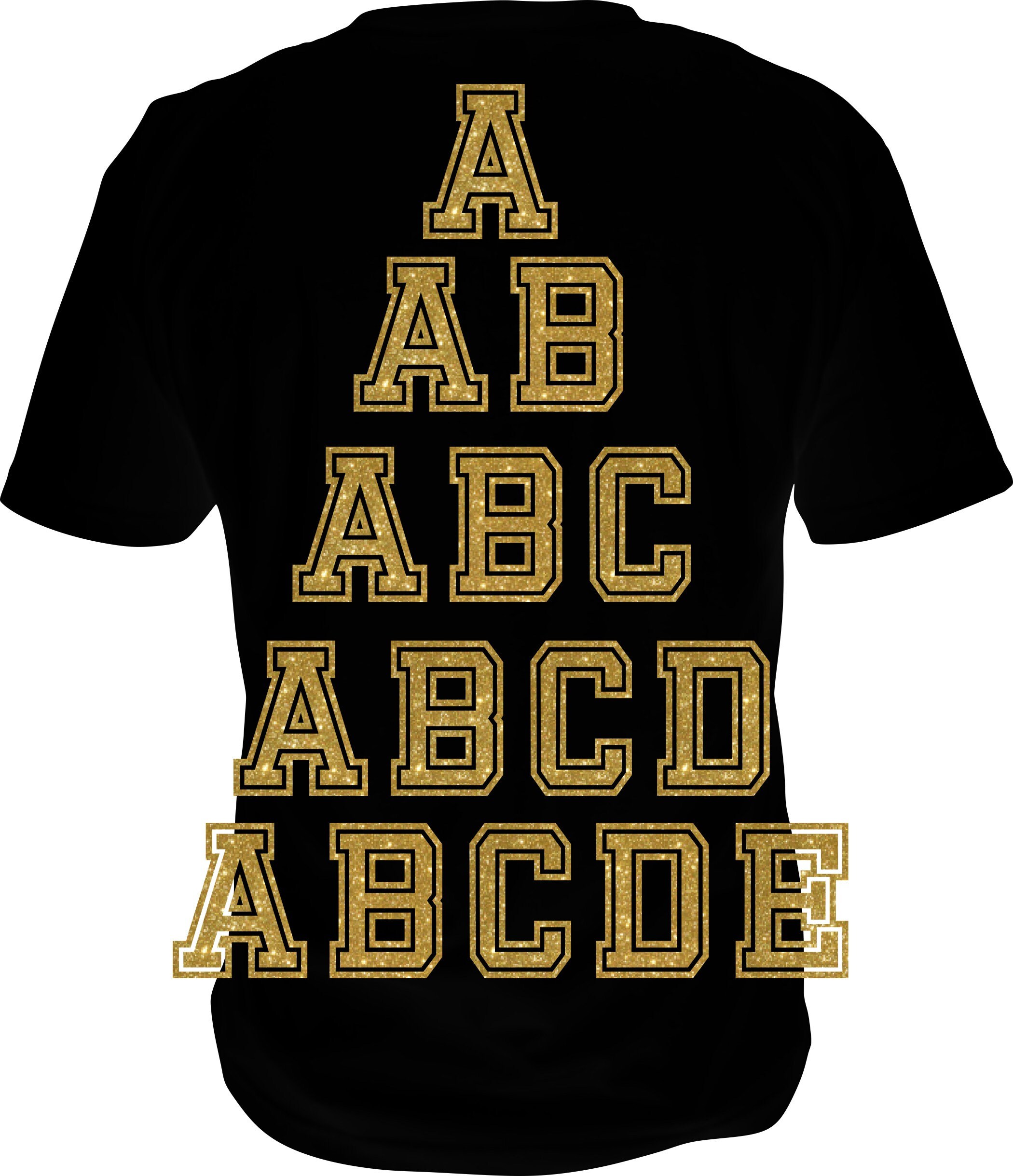 Four Inch Iron on Letters Made From Glitter Vinyl Are a Great | Etsy