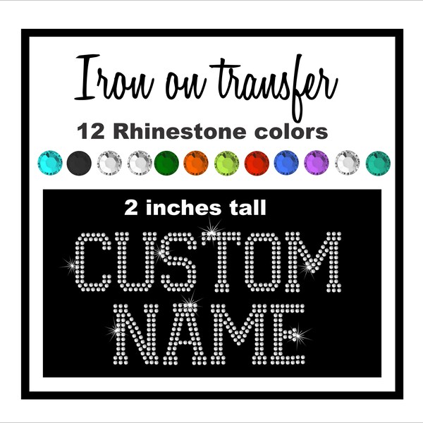 Rhinestone Alphabet - Etsy