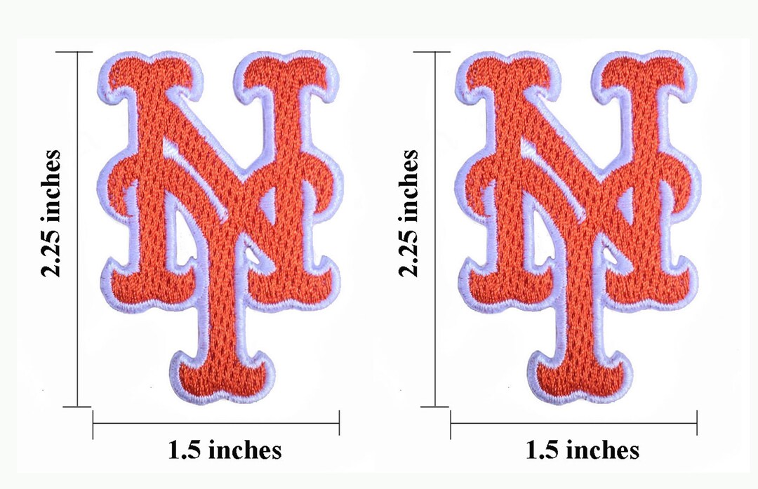 2PCS Mets Small 2.25x1.5 Embroidered Iron On,sewing on Patch. - Etsy