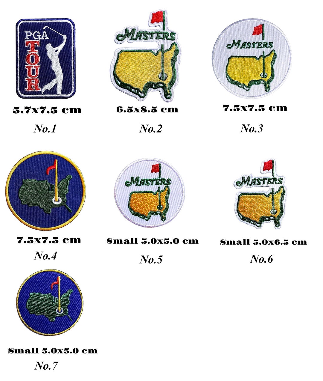 Sports Patch Embroidered Patch Logo Iron On,sewing on Clothes Golf01 ...