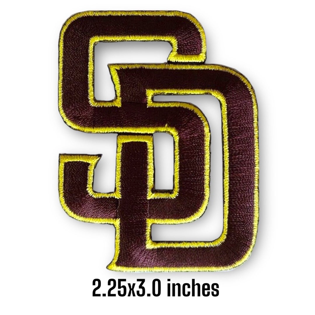 Padres Brown-yellow 5.7x7.5 Cm Embroidered Patch Iron On,sewing on ...
