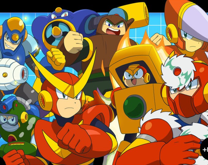 11x17 Inch Robot Masters Wave 2 Print - Etsy