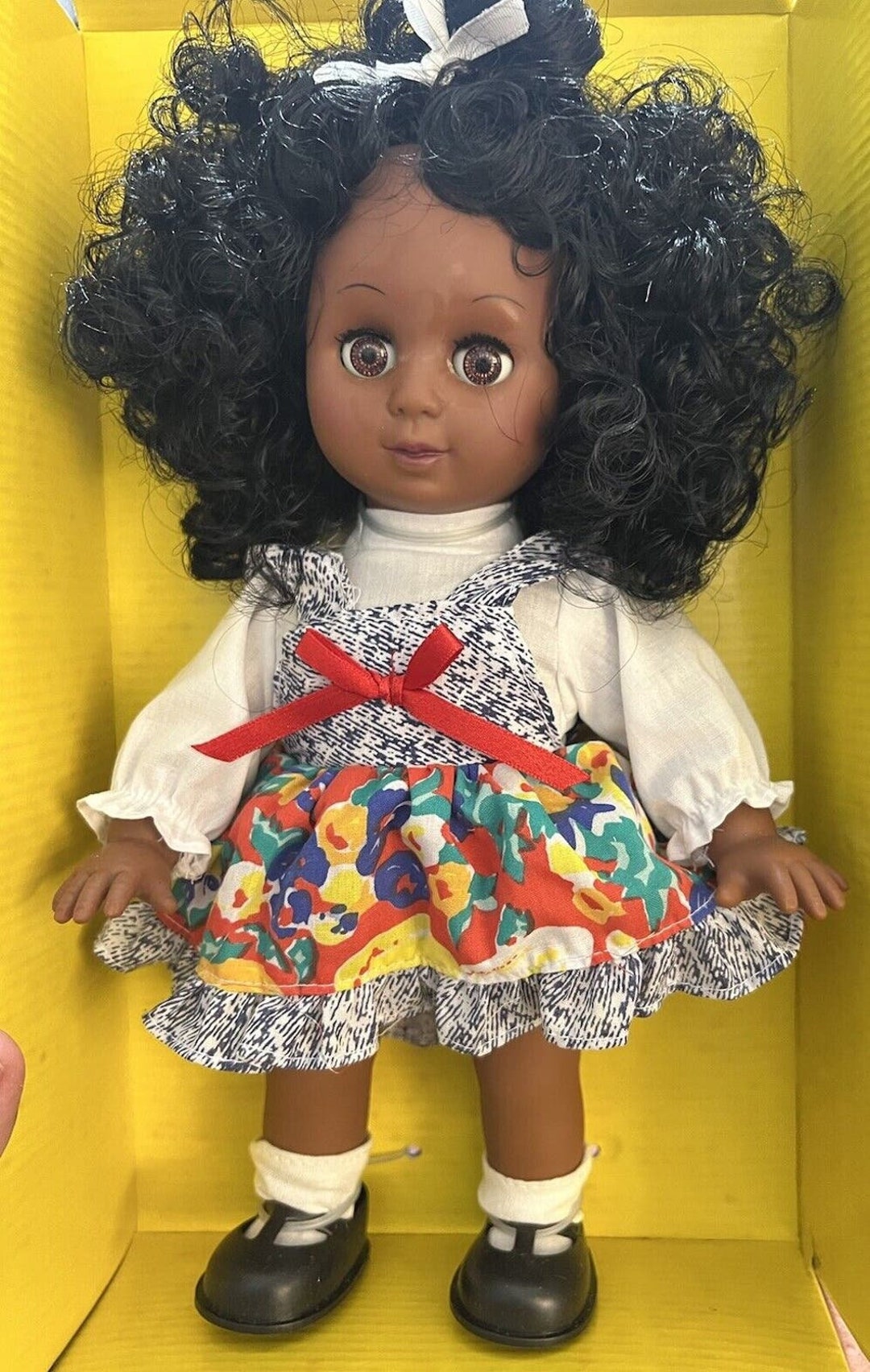 1994 Olmec Toys Jennifer Baby Doll African-american NIB Eyes Open and ...