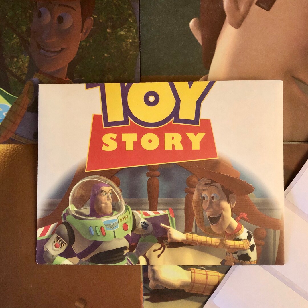 Toy Story Disney Letter Writing Set With Handmade Envelopes. Upcycled ...