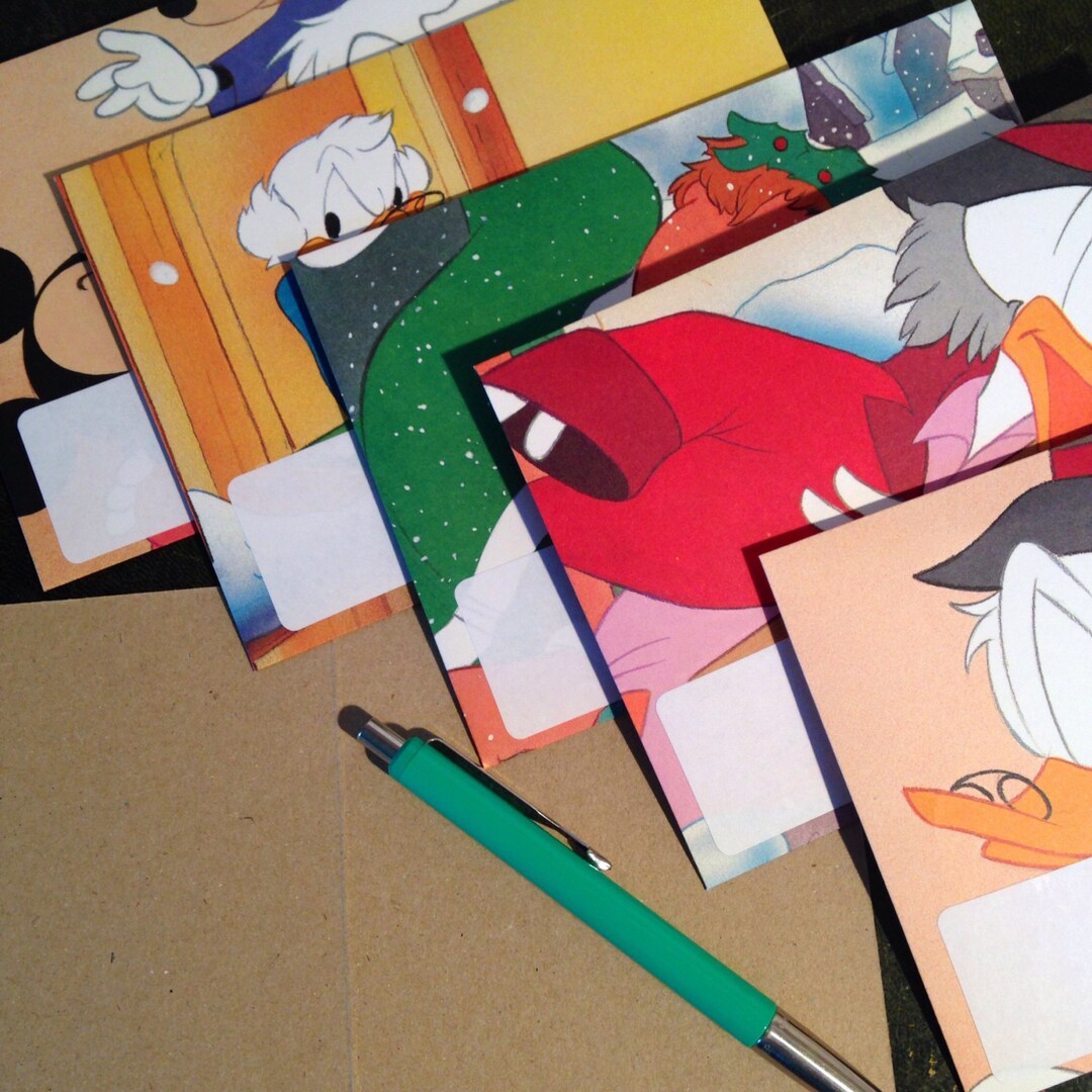 Disneys A Christmas Carol Letter Writing Set With Handmade Envelopes ...