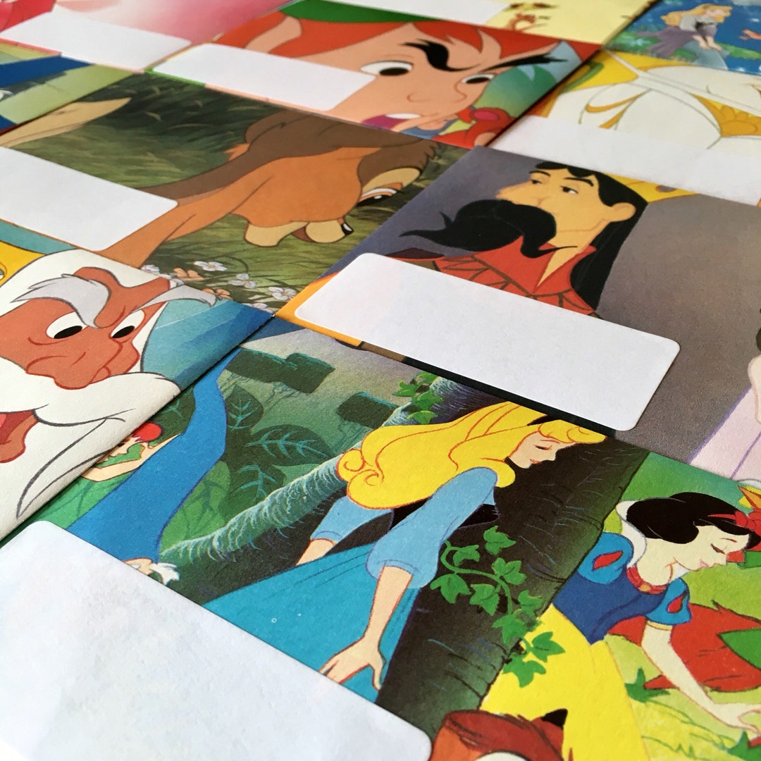 Disney Writing Set Handmade Envelopes Disney's Classic Characters ...