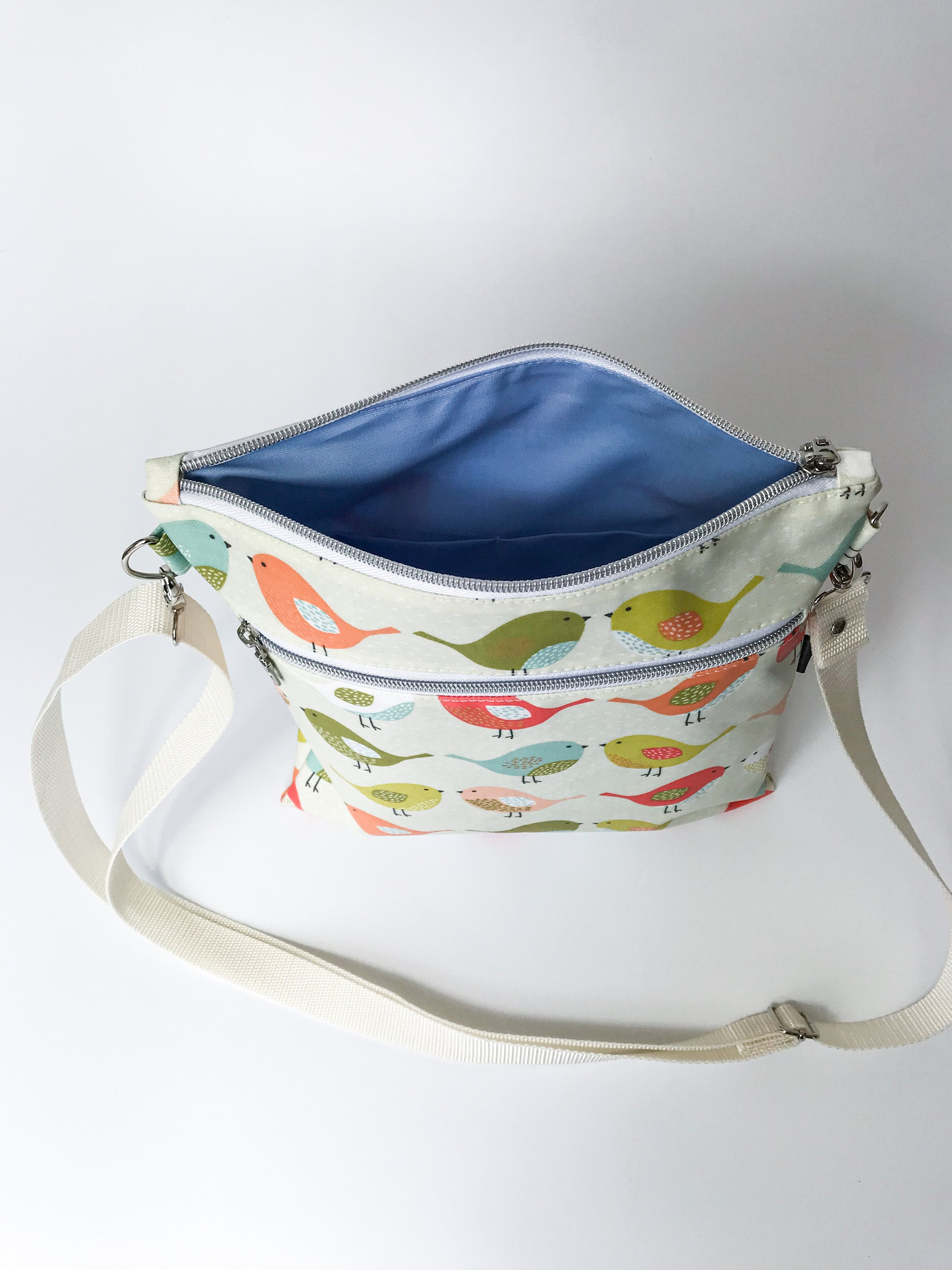 Birds Bag,oilcloth Bag, Wet Bag, Crossbody Bag, Waterproof Ba ...