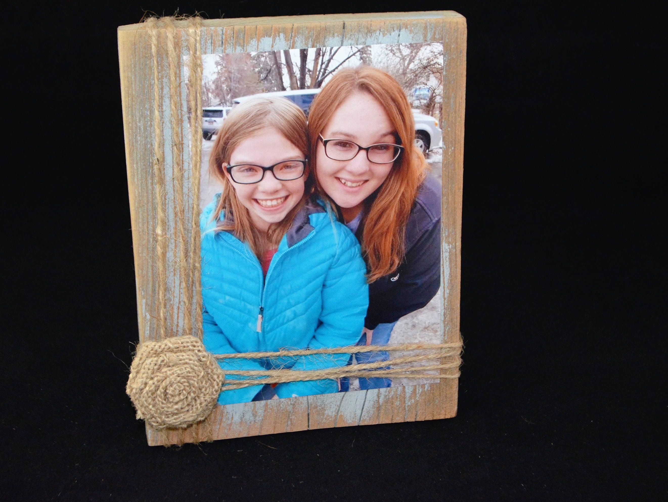 8x5 Farmhouse frame Rustic photo frame distressed frame | Etsy