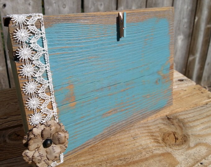 Shabby Chic Picture Frame 8x5 Photo Holder Wood Block Frame - Etsy