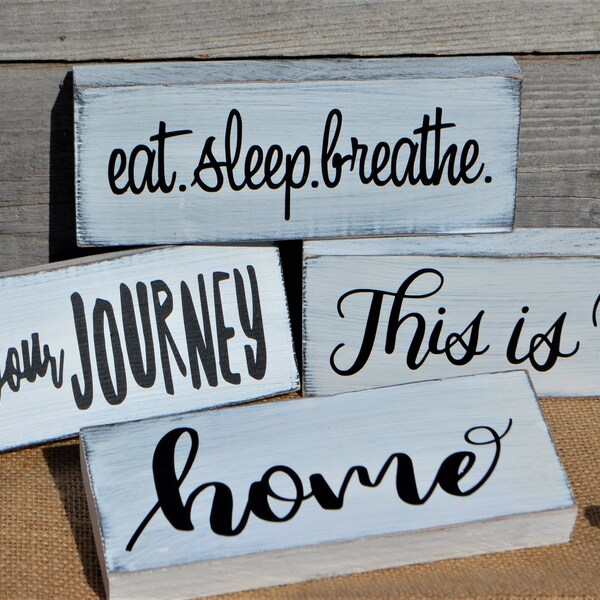 Single Word Signs - Etsy