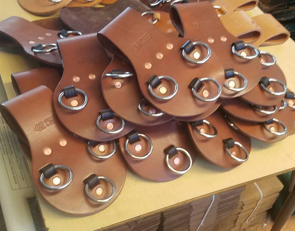 Leather Spud Wrench Scabbard Tool Holder for Ironworkers (3 Stainless ...