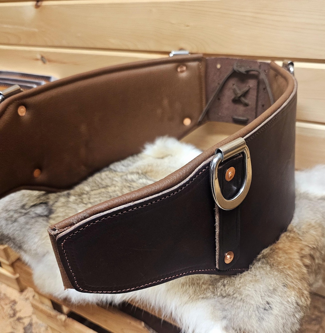 Graber 5" Deerskin Lined Hip Support Belt: Padded Tool Belt Pad ...