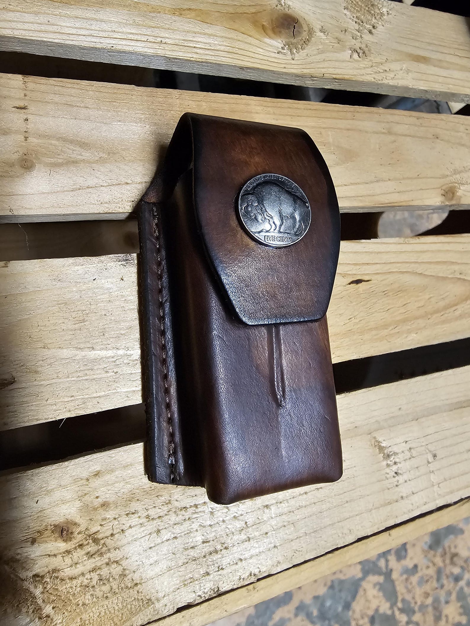 Handmade Leather Multi Tool Sheath-holster- Fits Leatherman Surge ...
