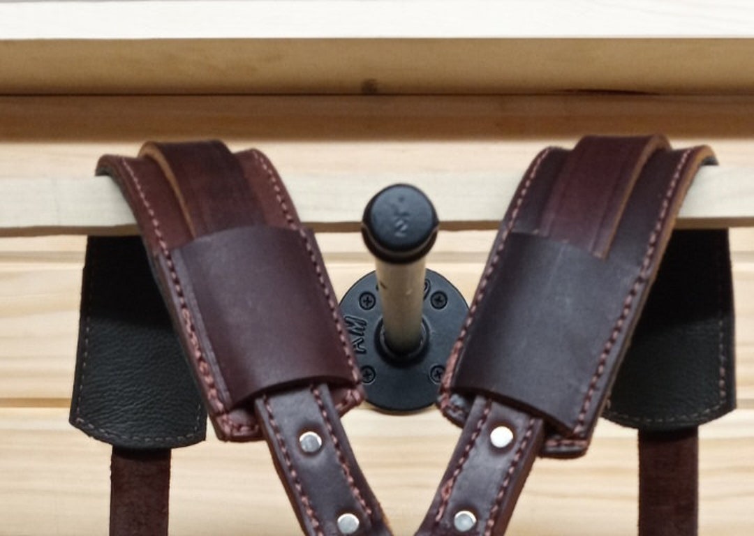 Leather (shoulder Pads Only) 2 Ply ( Stitched X Lined) Fits Our 1 ...
