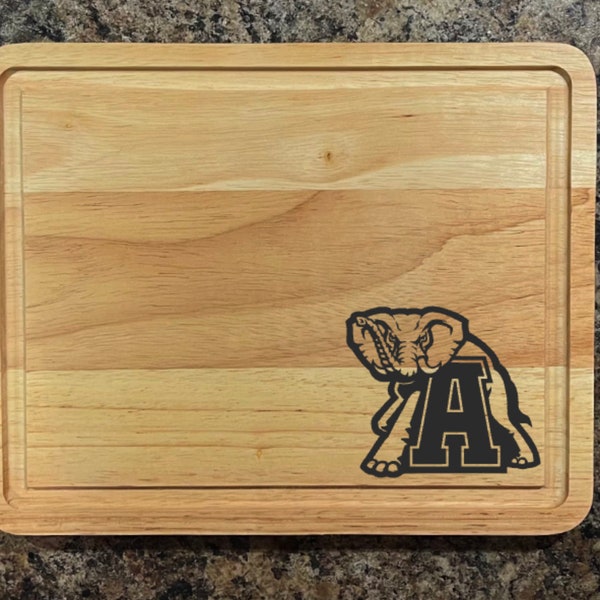 Wood Alabama Cutting Board - Etsy