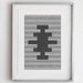 Aztec Woodblock Print in Black and White. Download Instantly and Print ...