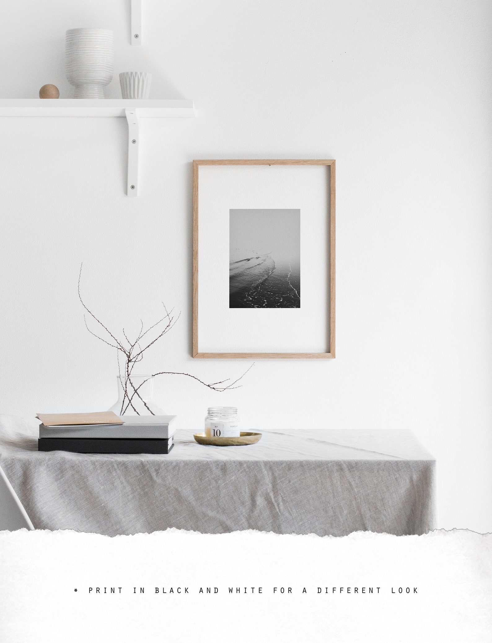 Minimal Monotone Landscape Photography in a Neutral Color. Part of a ...