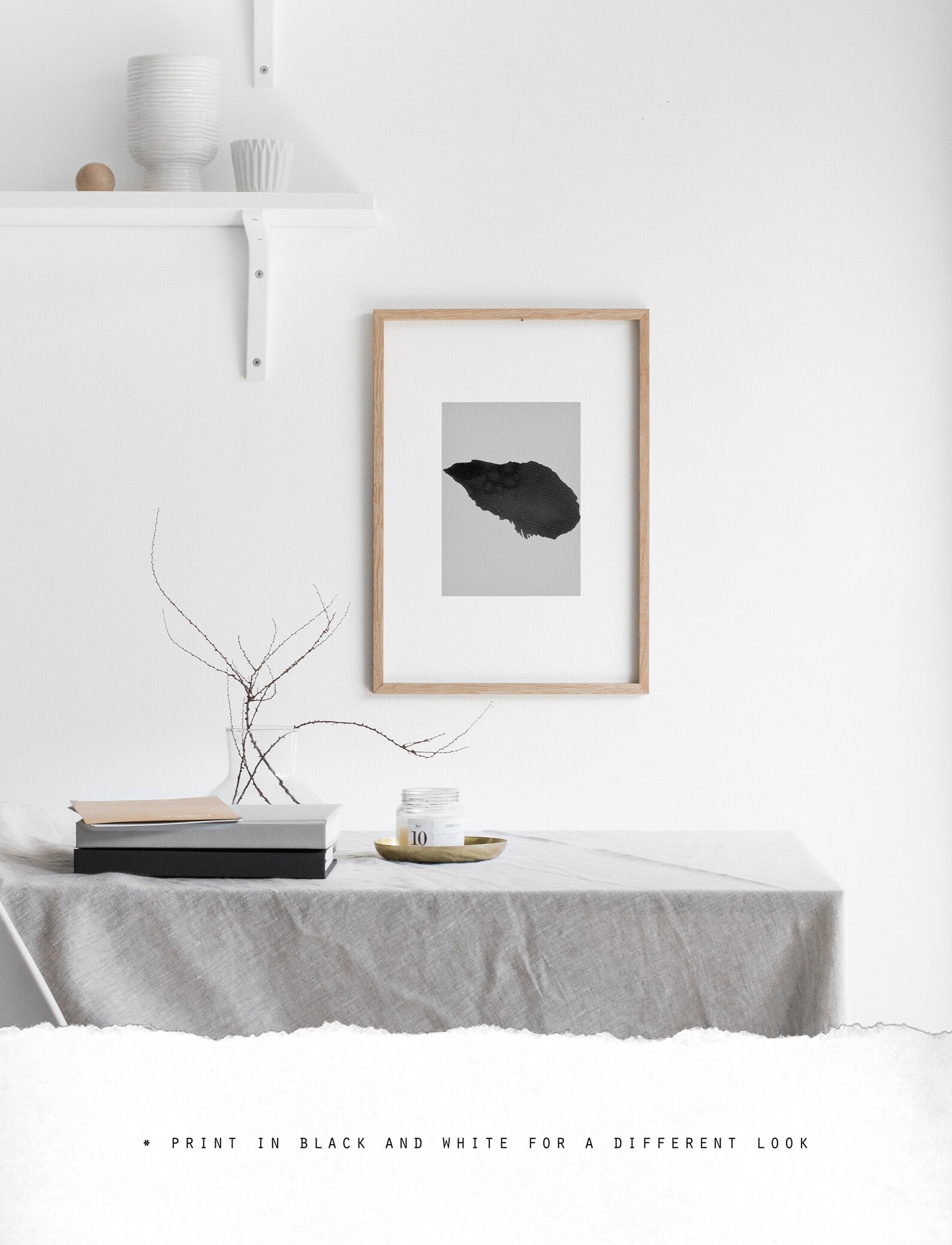 Minimal Abstract Design in a Monotone Neutral Color. Part of a Series ...