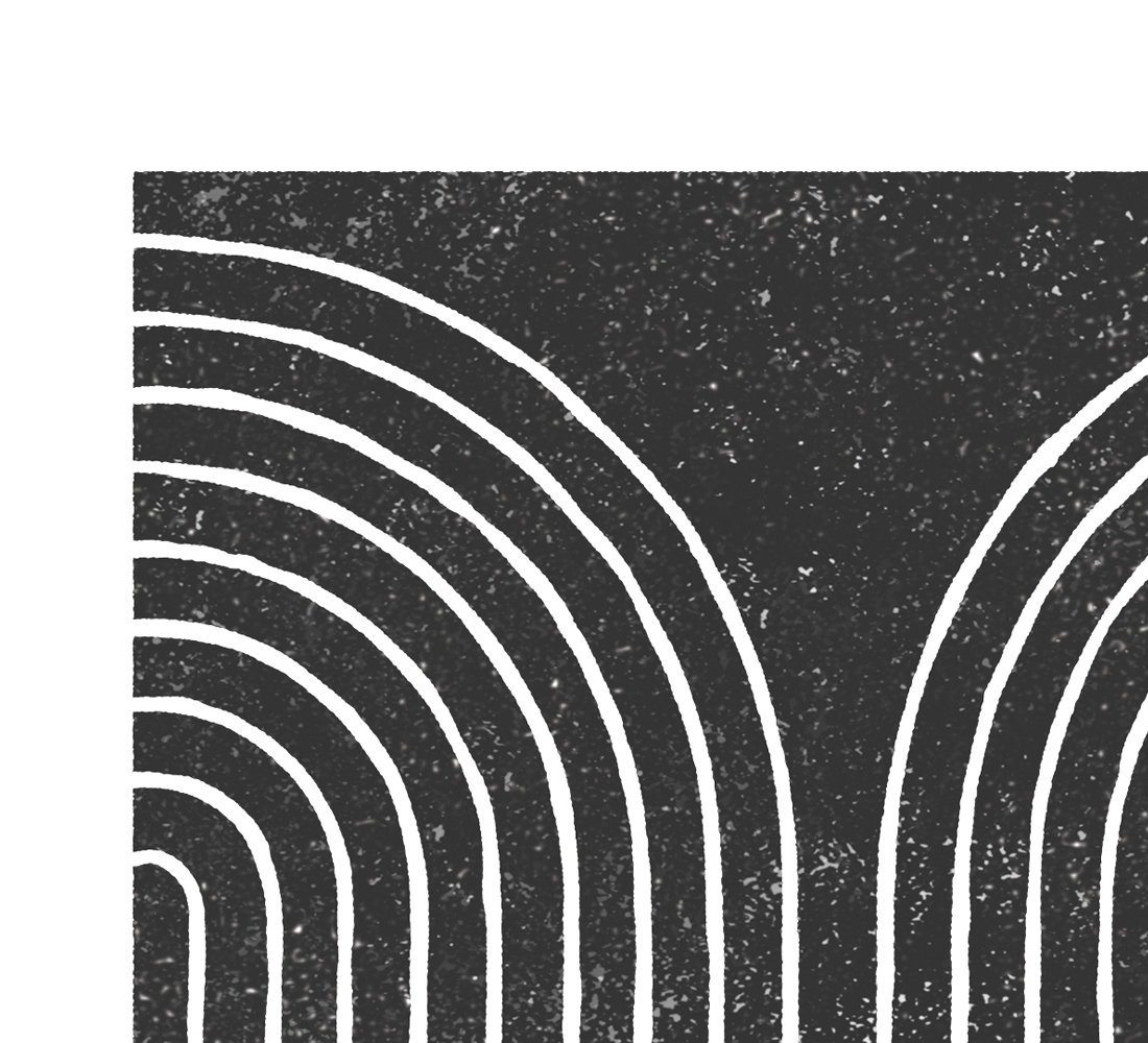 Curvy Lines Woodblock Print in Black and White. Download | Etsy